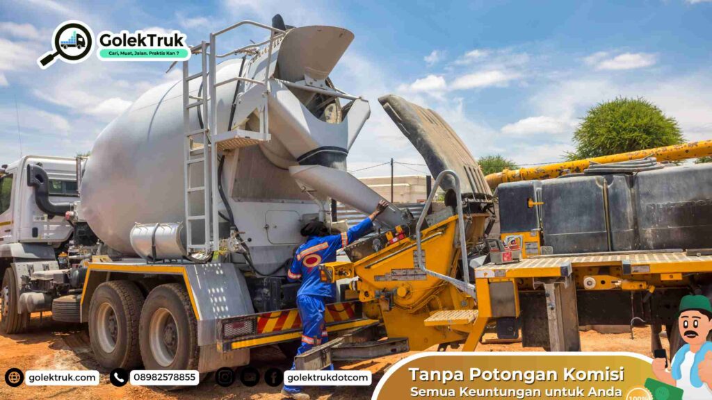 1 Truk Molen Berapa Kubik? Panduan Lengkap Kapasitas Beton Ready Mix - GolekTruk.com Blog