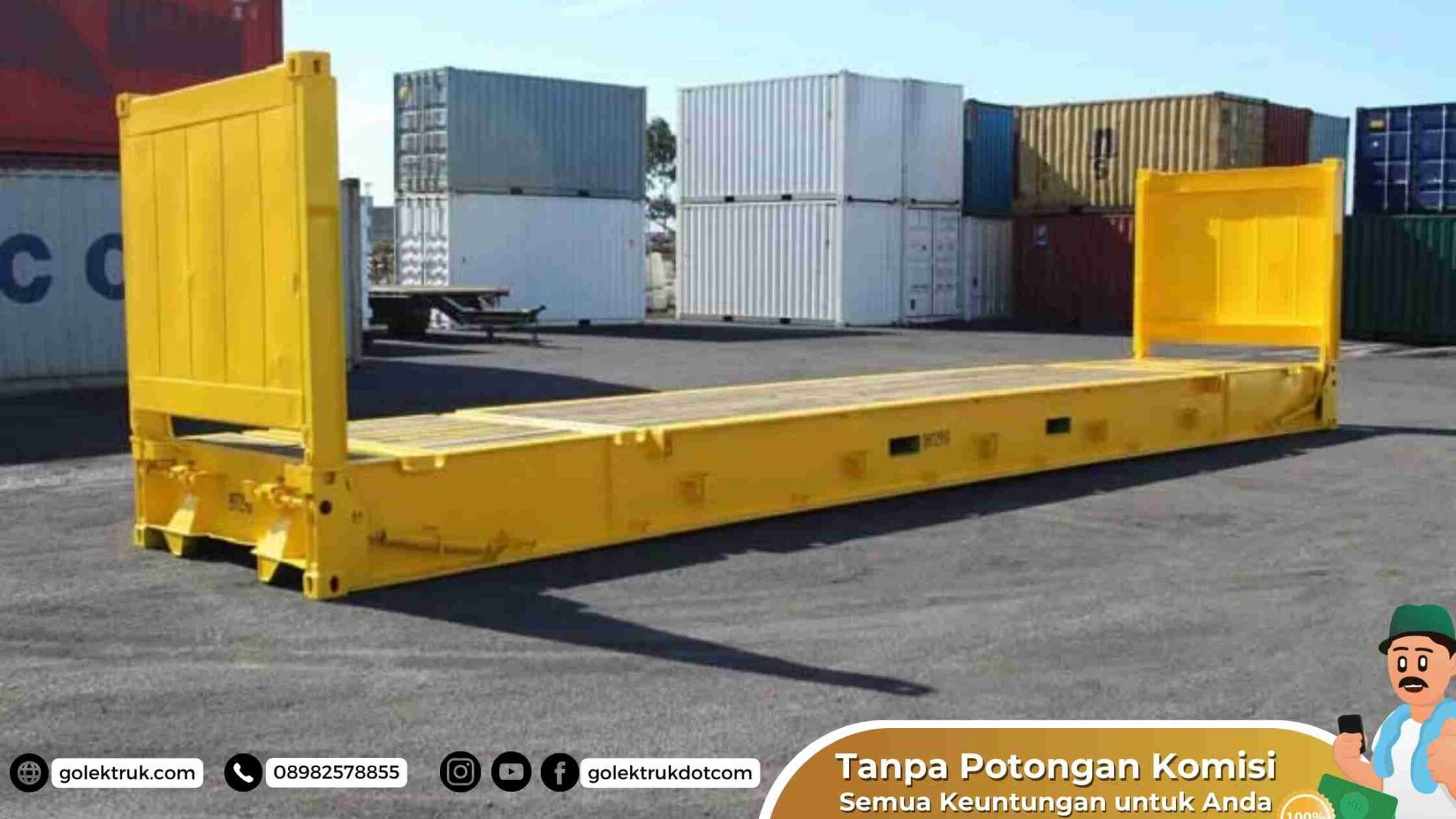 Flat Rack Container Adalah: Panduan Lengkap Tentang Fungsi, 2 Jenis ...